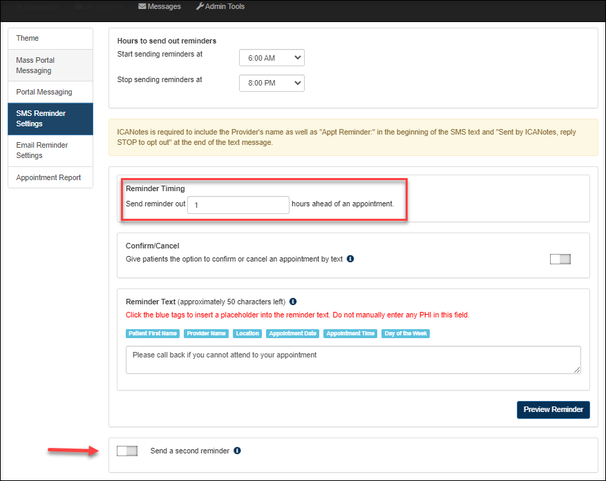 Example Text M essage